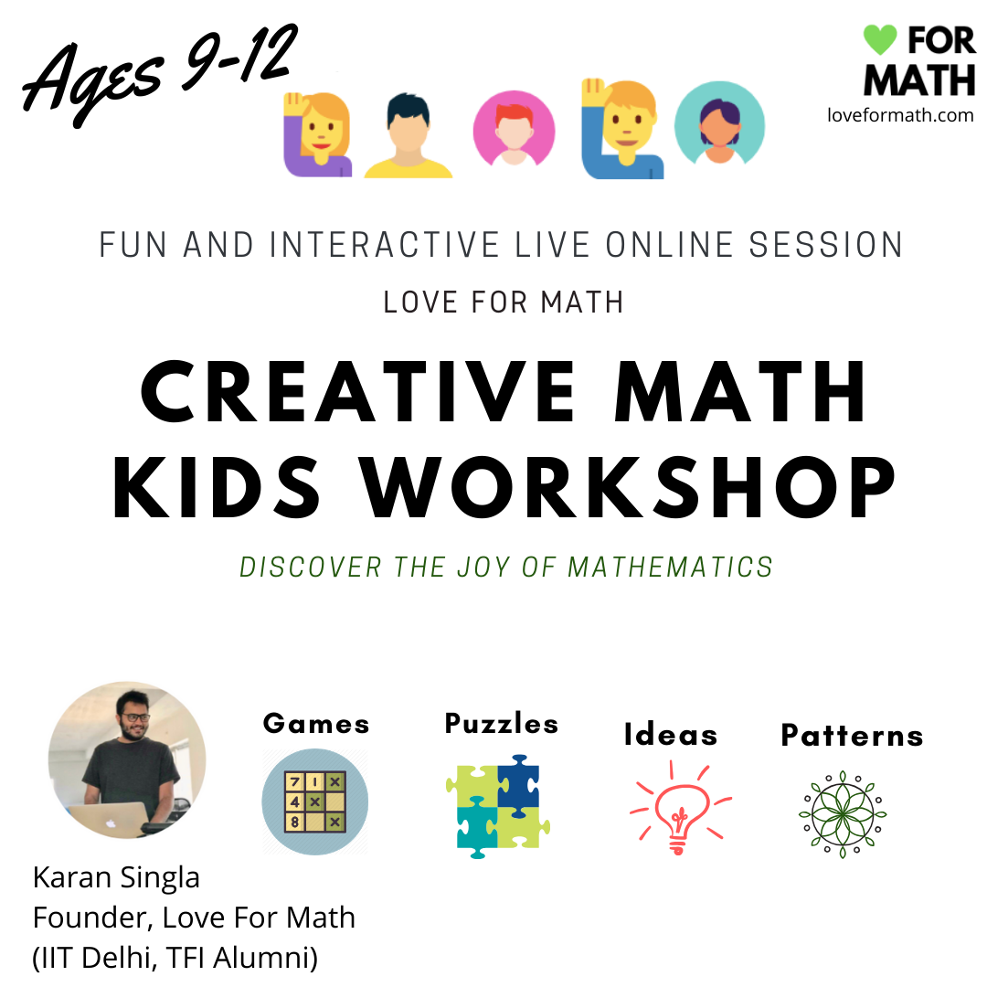 Creative Math Workshop – Love For Math