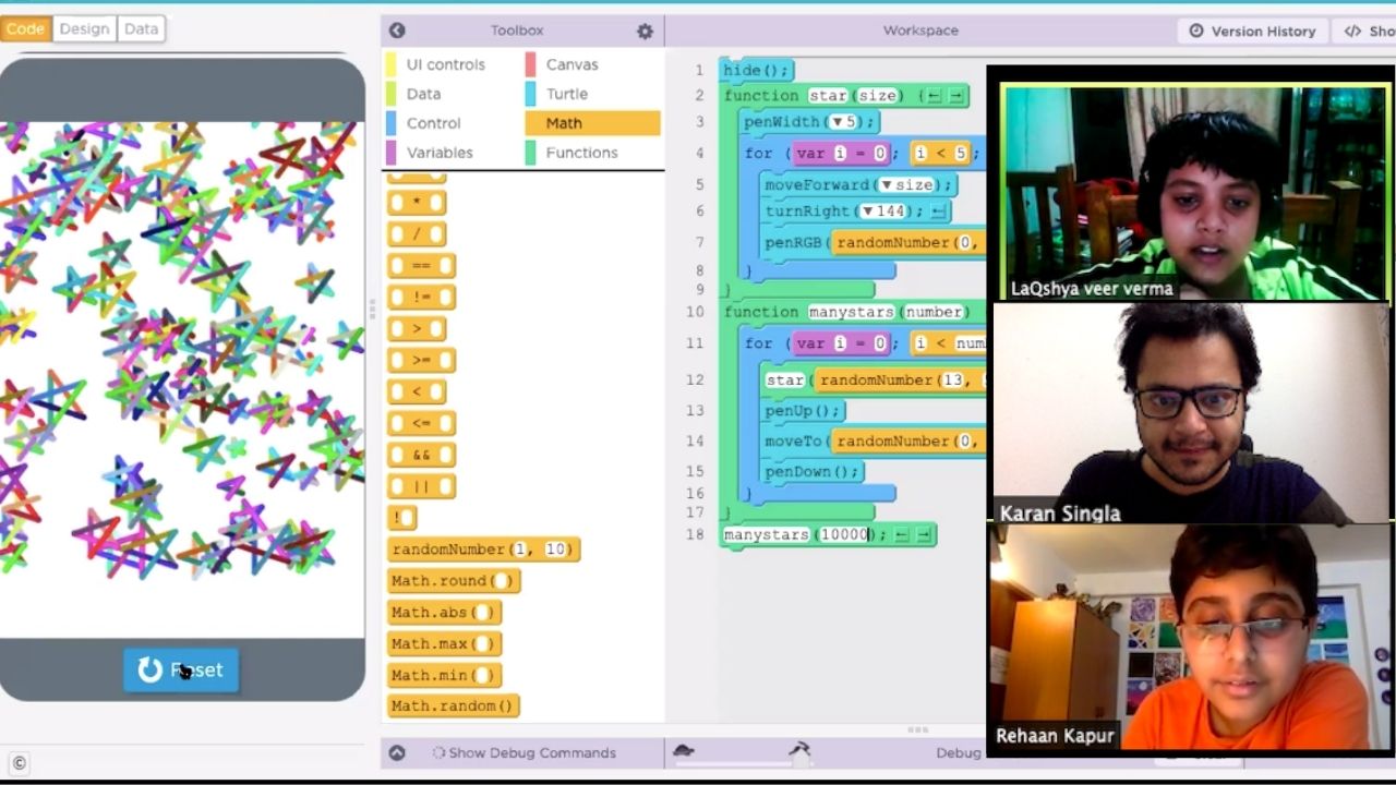 Creative Coding Program – Love For Math